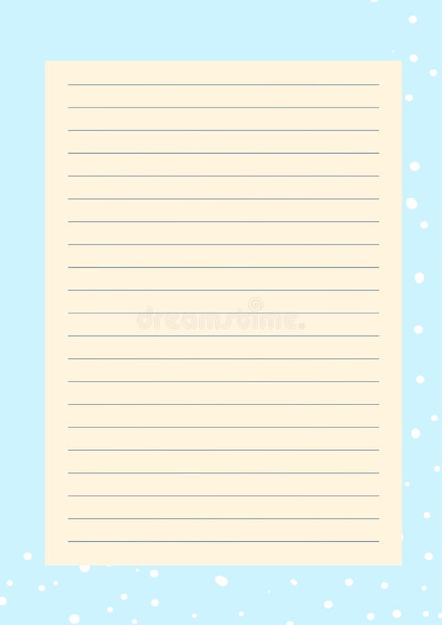 Grid Paper. Printable Planner with Color Horizontal Lines. Printing ...