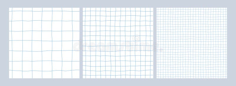Grid Paper with Seamless Texture. Simple Vector Notebook Pattern Stock ...