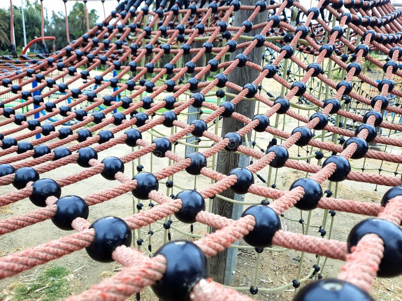 Grid Park Perspective Playground for Children Close-up Stock Photo ...