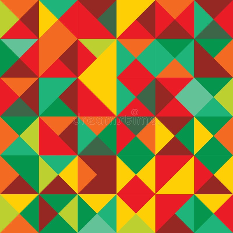Vector Abstract Geometric Cube and Triangle Angular Colorful Pattern ...