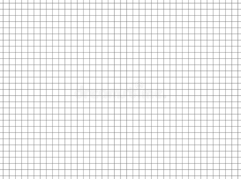 Grid Pattern. Seamless Line Pattern for Copybook. Square Graph of ...