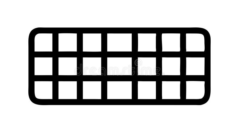 Grid Pattern Structure Abstract Icon Vector Design Generative Ai Stock Vector Illustration Of