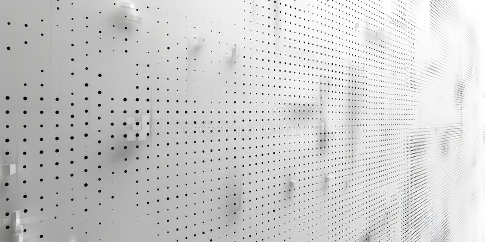 Grid Pattern Texture Creates Visual Interest on a Clean White ...