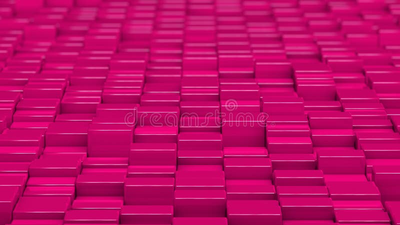 Pink 3d Cubes Blocks Texture Background Stock Illustration ...
