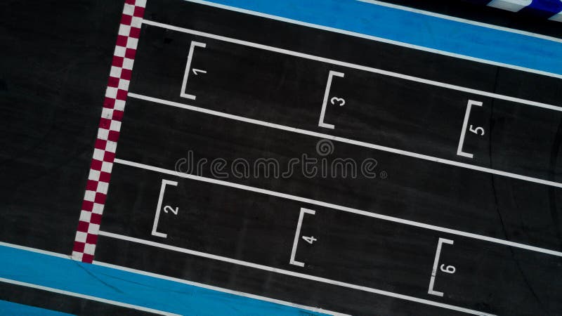 Tyre Drift on Race Circuit Finish Line Stock Illustration ...