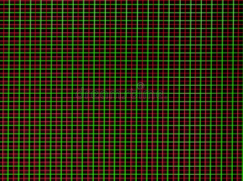 Grid of Red and Green Stripes Stock Illustration - Illustration of ...