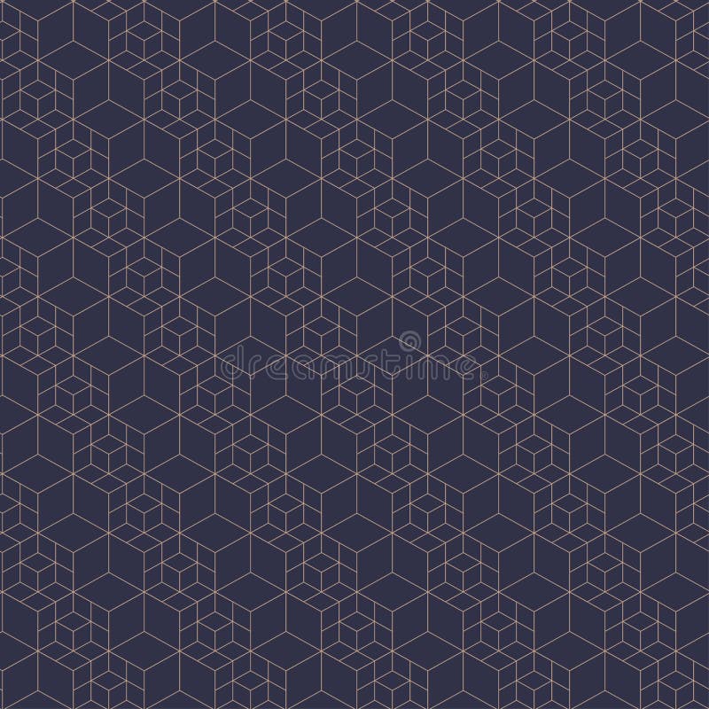 Grid Seamless Pattern.Vector Illustration.Hexagonal Cell Texture. Grid ...