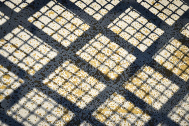 Grid shadow on concrete stock photo. Image of frame, structure - 94476940