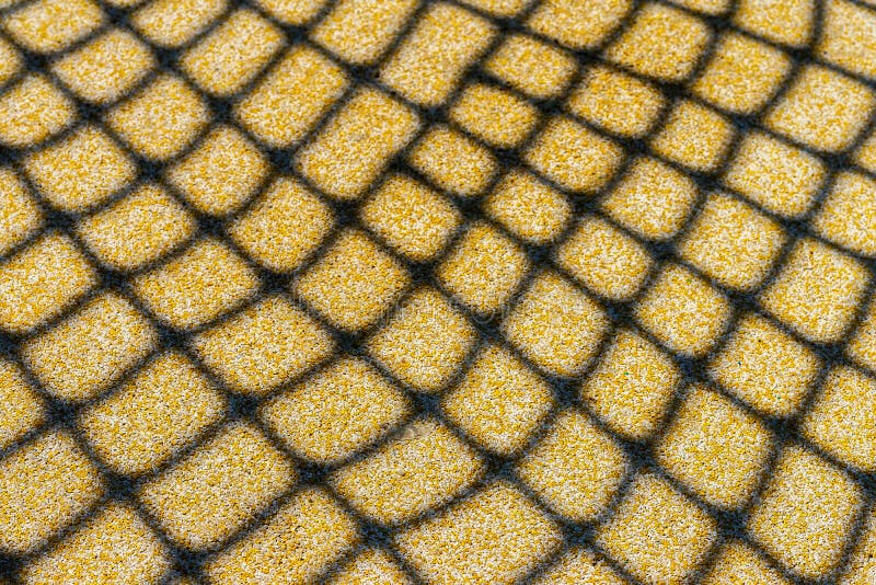 Grid Shadow on the Sand. Background and Texture Stock Image - Image of ...