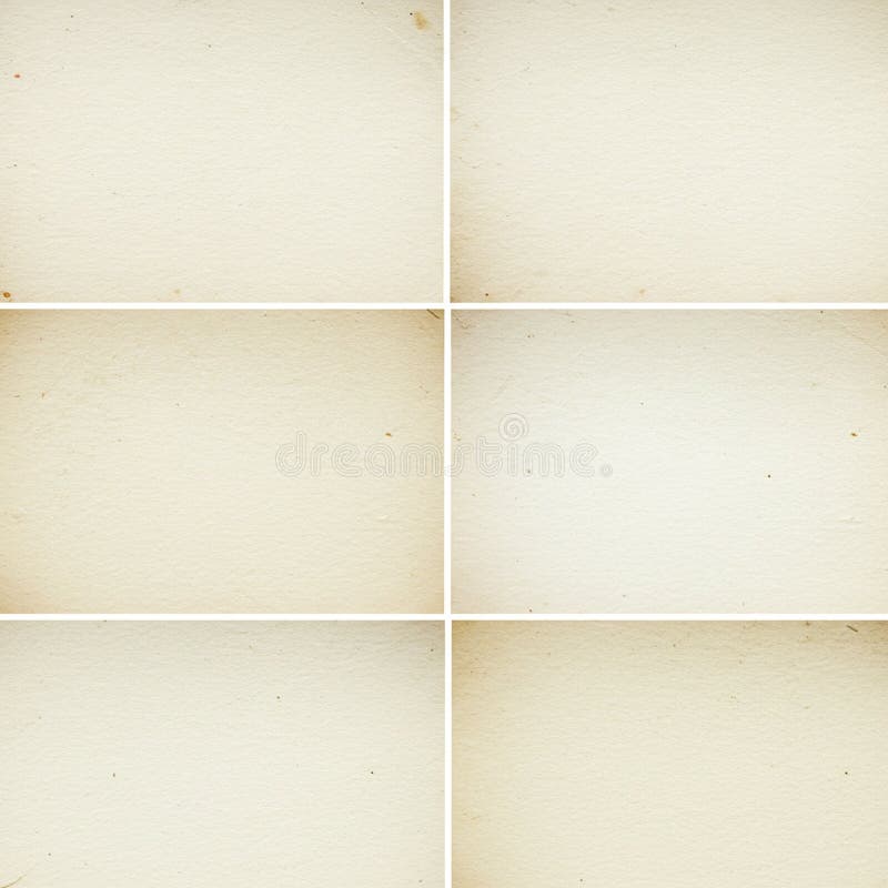 A Grid of Six Panels, Each Featuring a Blank, Off-white Textured ...