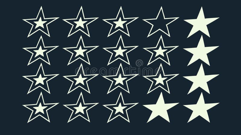 Grid of Solid Stars, Repeating Pattern Background Texture Vector Design ...