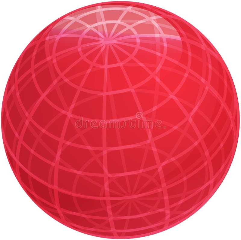 Grid sphere illustration stock vector. Illustration of circle - 6213667