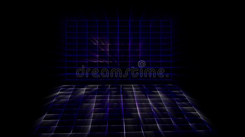 Grid of Square Geometric Background Animation Stock Footage - Video of ...