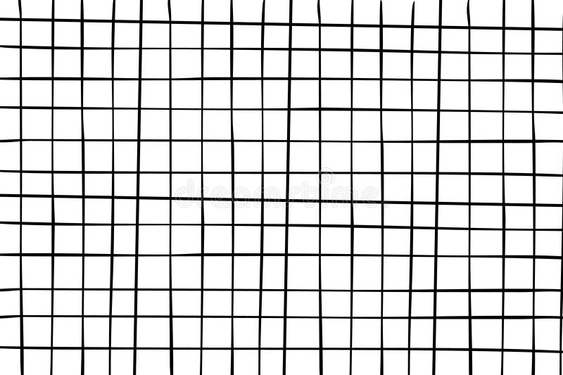 Grid Square Hand Drawn Textured Lines, Notebook Grid and Striped ...