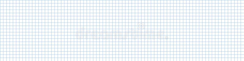 Grid Square Line Background for Notebook. Seamless Pattern Empty Blue ...