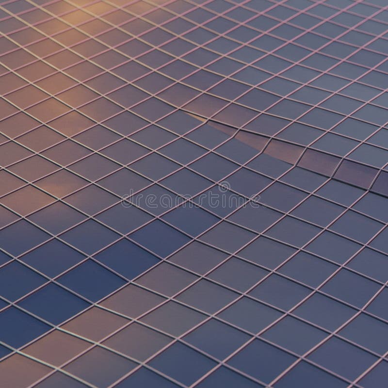 A Grid of Square Tiles Arranged in a Pattern, Reflecting a Gradient of ...