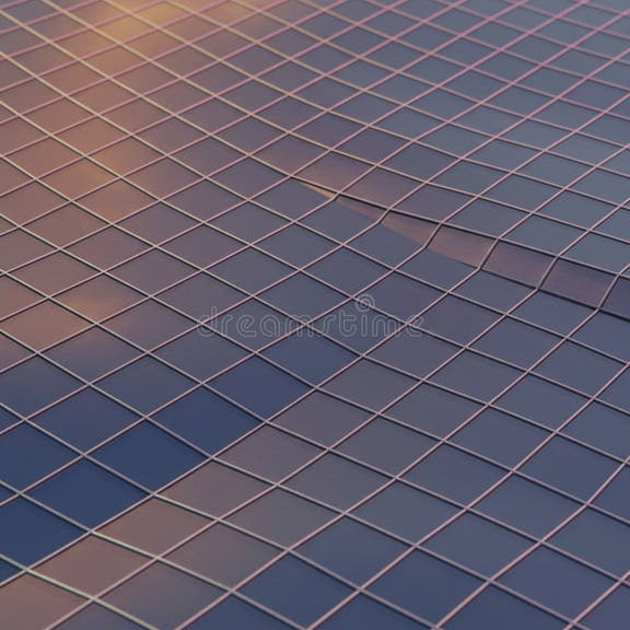 A Grid of Square Tiles Arranged in a Pattern, Reflecting a Gradient of ...