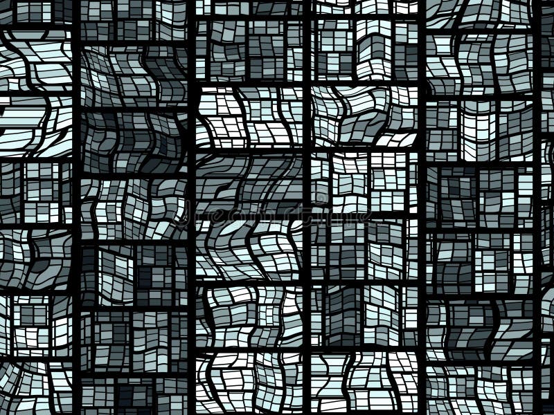 Grid Stained Glass Background Stock Photo - Image of detail, modern ...