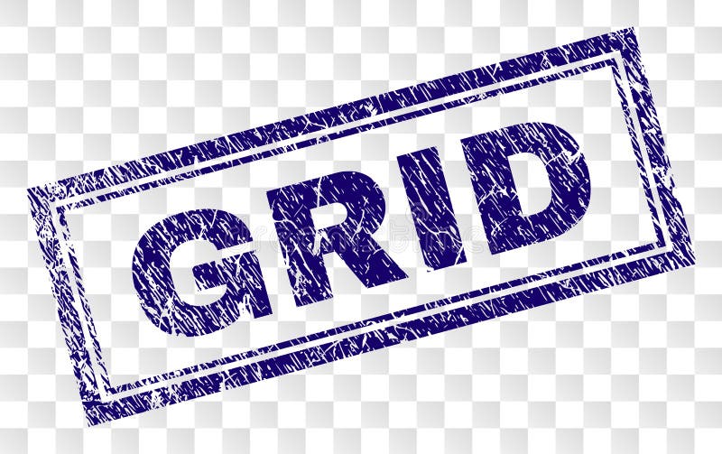 Grunge GRID Rectangle Stamp Stock Vector - Illustration of table, dirty ...