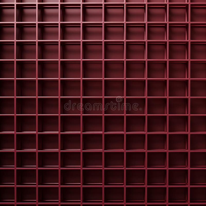 Minimalistic Maroon Grid Pattern with Intersecting Red Lines Stock ...