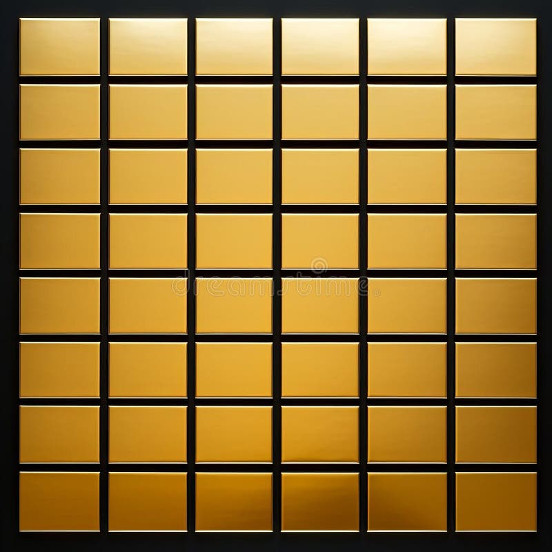 Minimalistic Golden Grid Composition with Geometric Shapes Stock ...