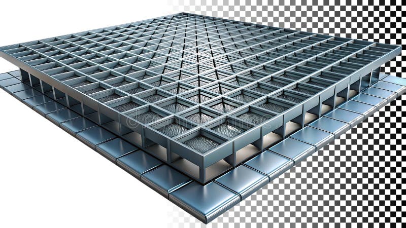 Grid Structure Platform Base, Technology Digital Futuristic Design Png ...