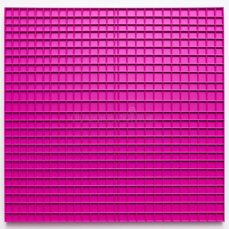 Vibrant Fuchsia Grid Pattern on White Background Design Stock ...