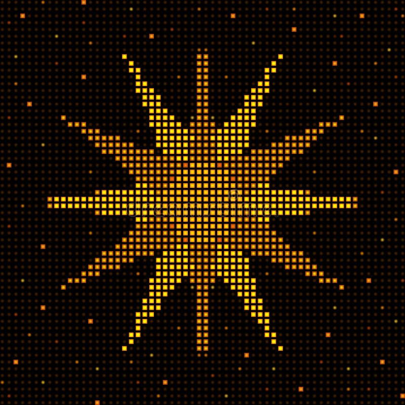 Grid sun stock vector. Illustration of light, space, solar - 17406032