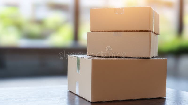 A Grid Surface Covered in Cardboard Boxes Embodies the Concepts of E ...