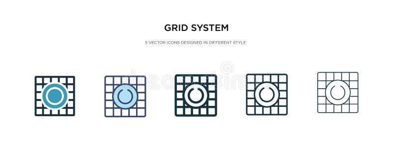 Grid System Isolated Icon. Simple Element Illustration from Technology ...