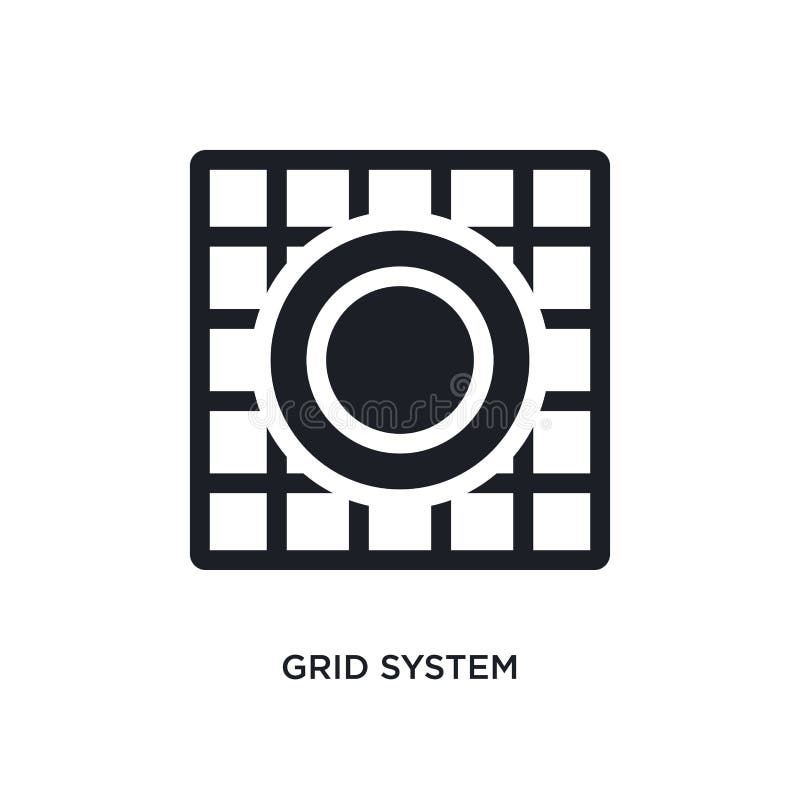 Grid System Isolated Icon. Simple Element Illustration from Technology ...