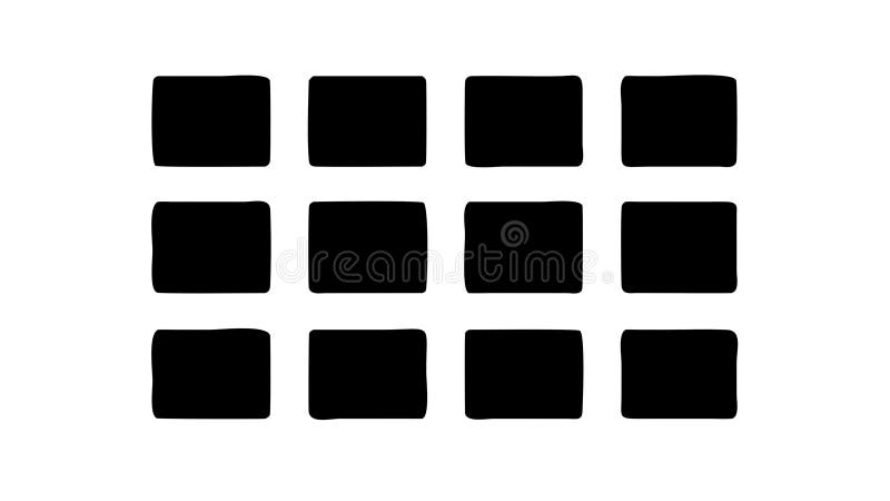 Grid or Table Icon for Data Organization and Web Layouts. Vector Design ...