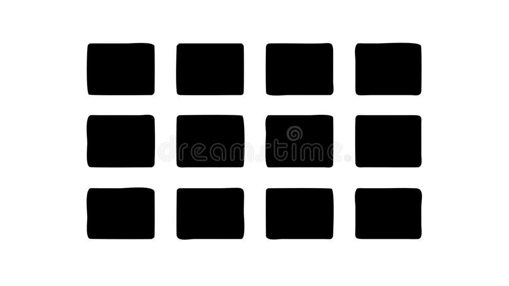 Grid or Table Icon for Data Organization and Web Layouts. Vector Design ...
