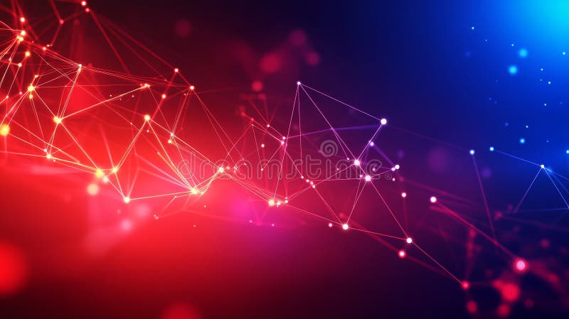 Grid of Technologies, Connection Lines, and Technology Backgrounds ...