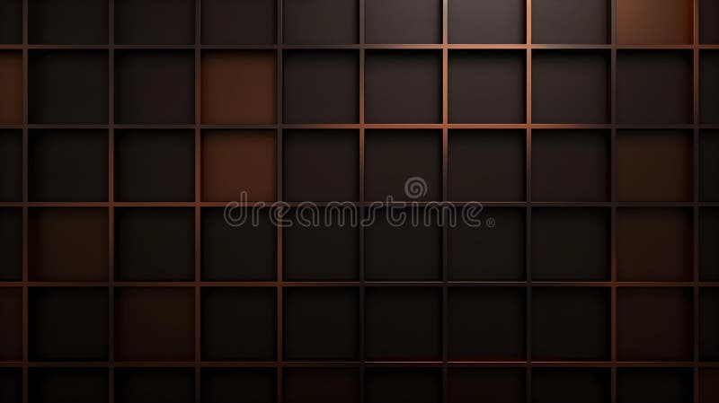 Grid Texture in Dark Brown Colors. Futuristic Background Stock ...