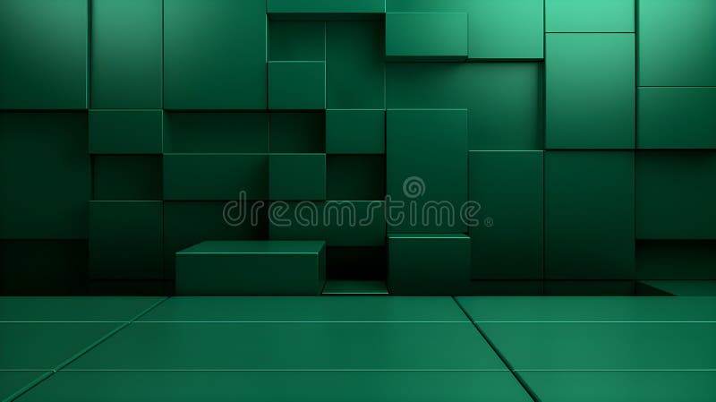 Grid Texture in Green Colors. Futuristic Background Stock Illustration ...