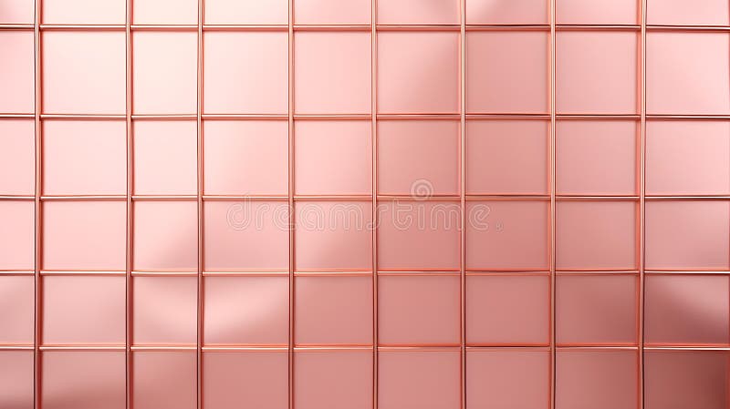 Grid Texture in Rose Gold Colors. Futuristic Background Stock ...