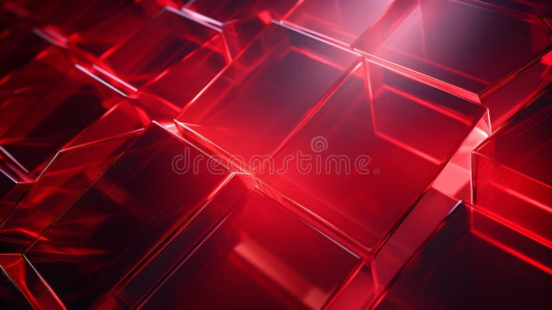 Grid Texture in Ruby Colors. Futuristic Background Stock Illustration ...