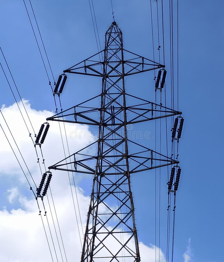 Grid tower high voltage stock photo. Image of grid, southeast - 219980200