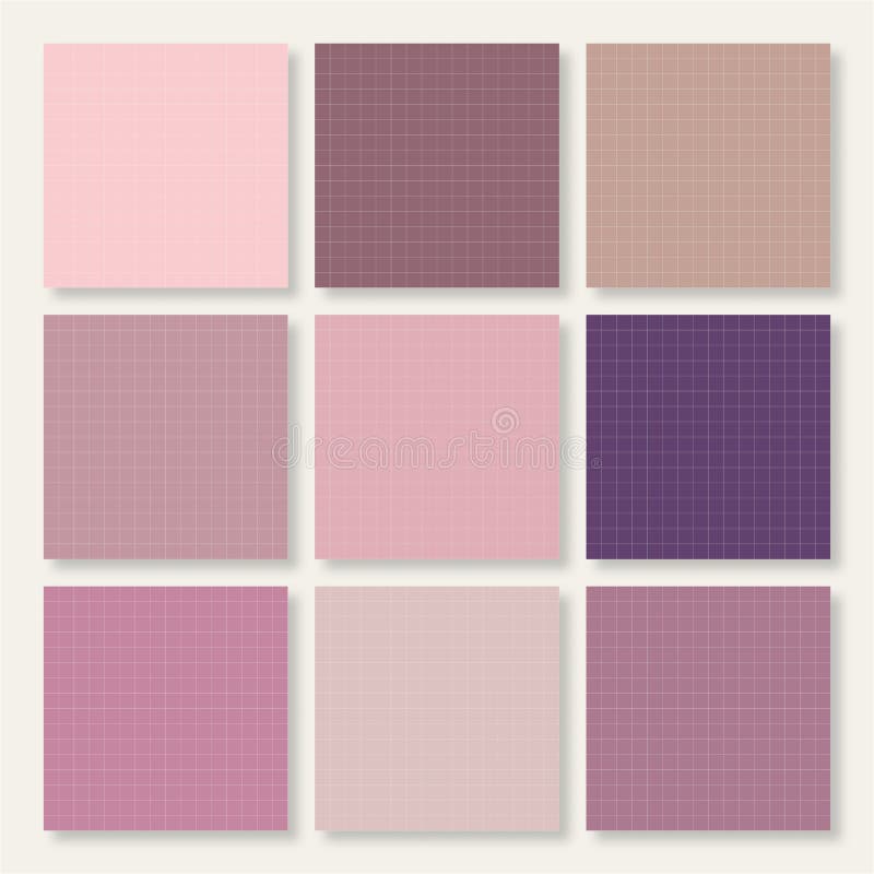 Grid Vector Background Set. Pattern Abstract Geometry Grid Template ...