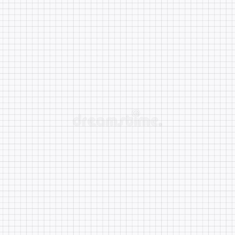 Grid Gray Vector Seamless Pattern. Similar To Sheet of Paper in Cells ...