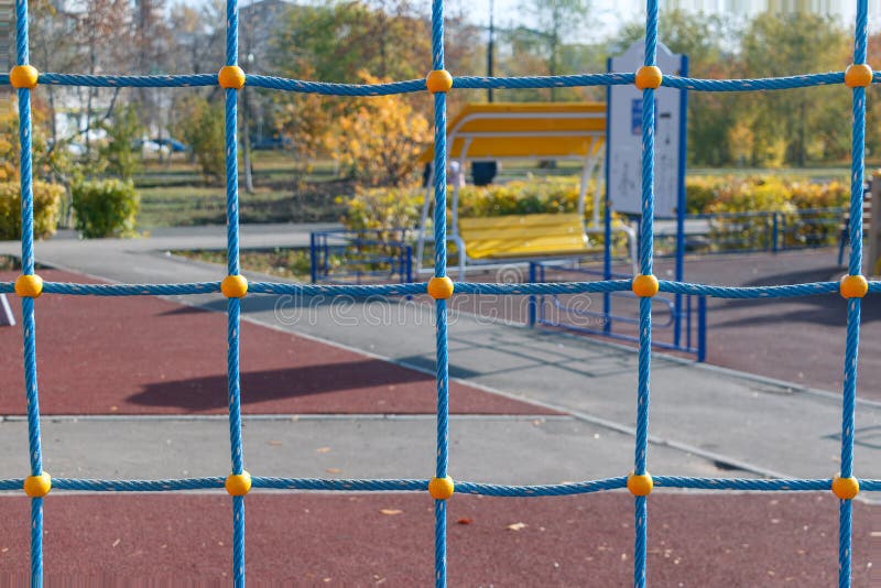 Grid View of the Park. Grid Close-up Stock Image - Image of background ...