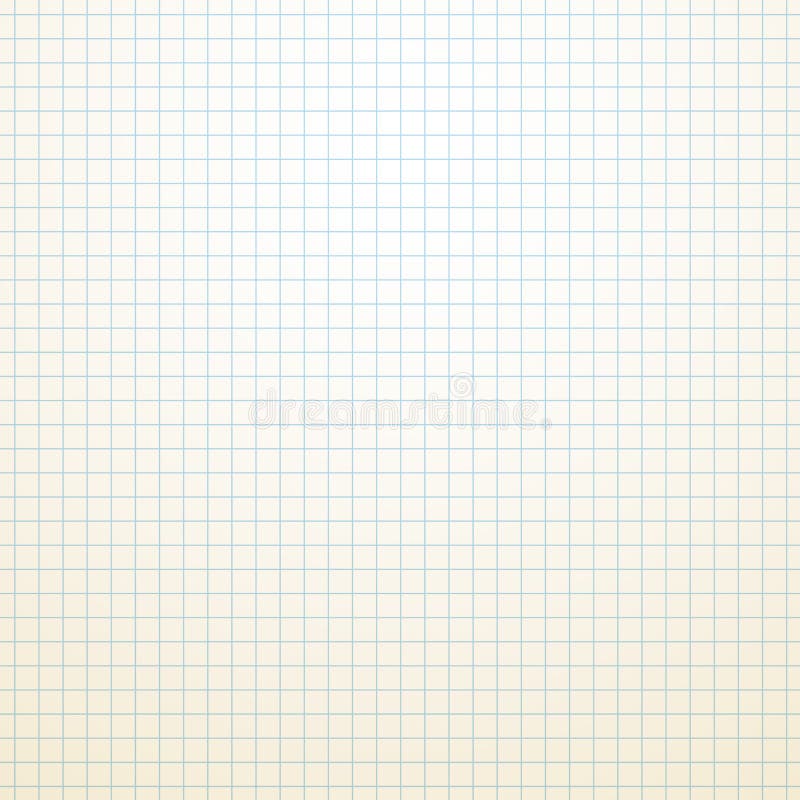 Grid on White Background. Technical Architect Blank. Graph Sketch. Grid ...