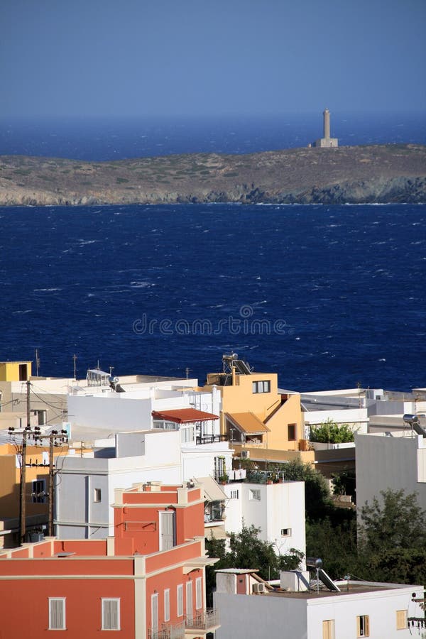 Syros Insel, Griechenland, Strand Stockfoto - Bild von regenschirm ...