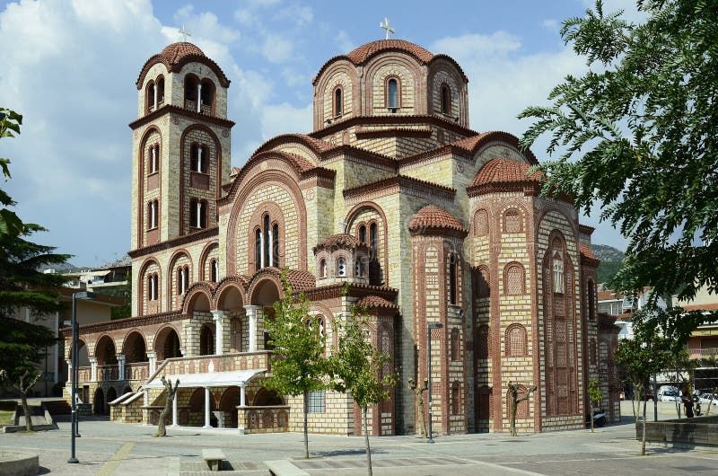 Kirche in Der Mitte Der Stadt Von Xanthi, Von Ost-Mazedonien Und Von ...