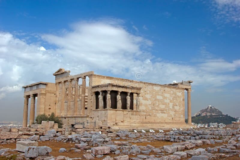 Griechischer Tempel stockfoto. Bild von architektur, mythologie - 23427076