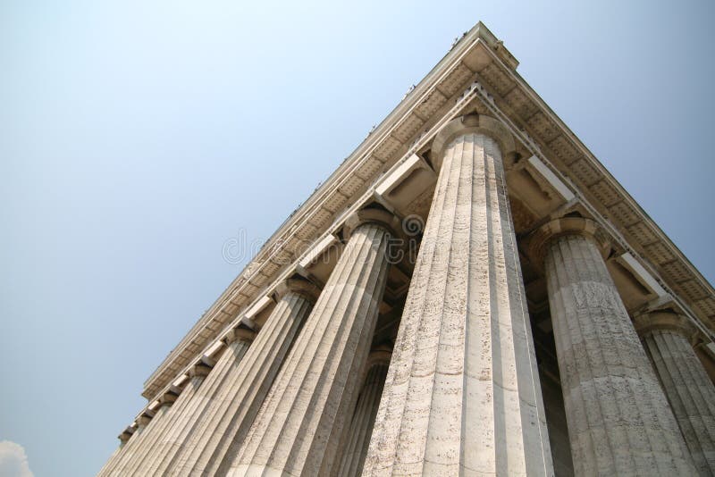 Griechischer Tempel stockbild. Bild von geschichte, griechisch - 4947009