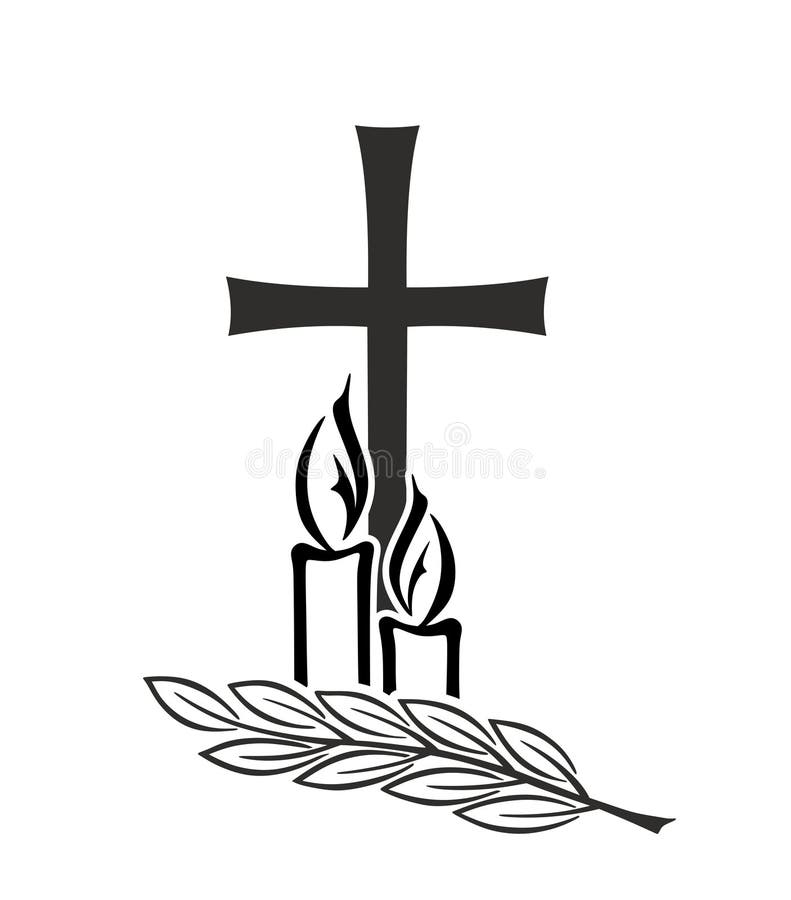 Grief stock illustration. Illustration of contour, memorial - 46418108