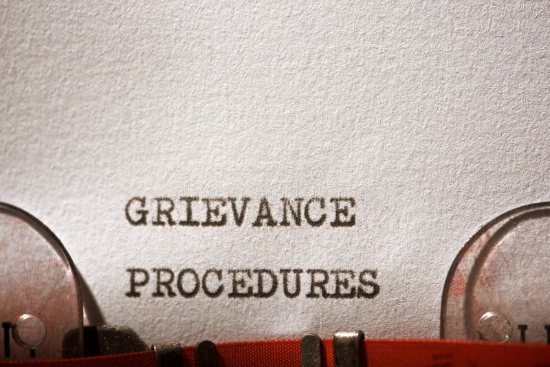 Grievance Procedures Concept Stock Photo - Image of grievance ...