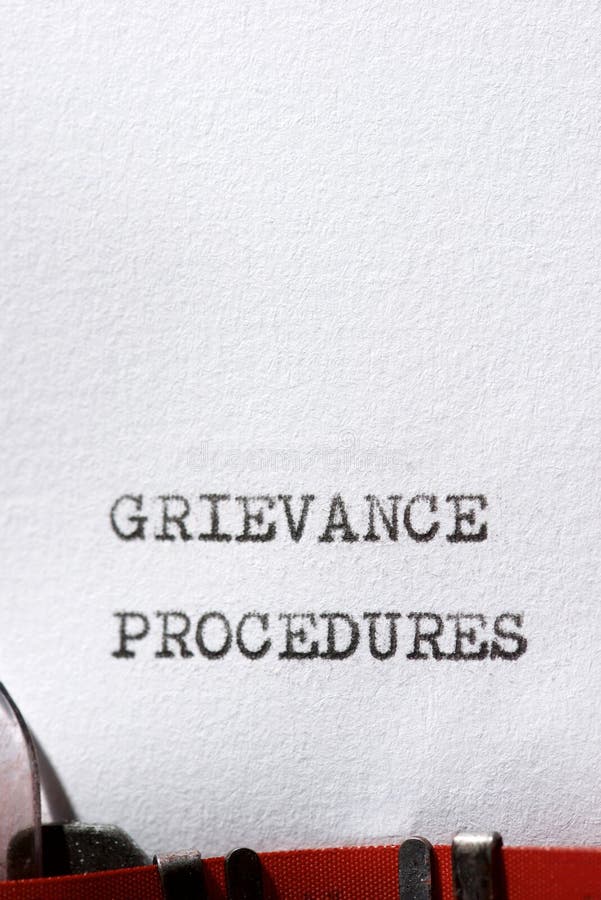 Grievance Procedures Concept Stock Image - Image of grievance ...